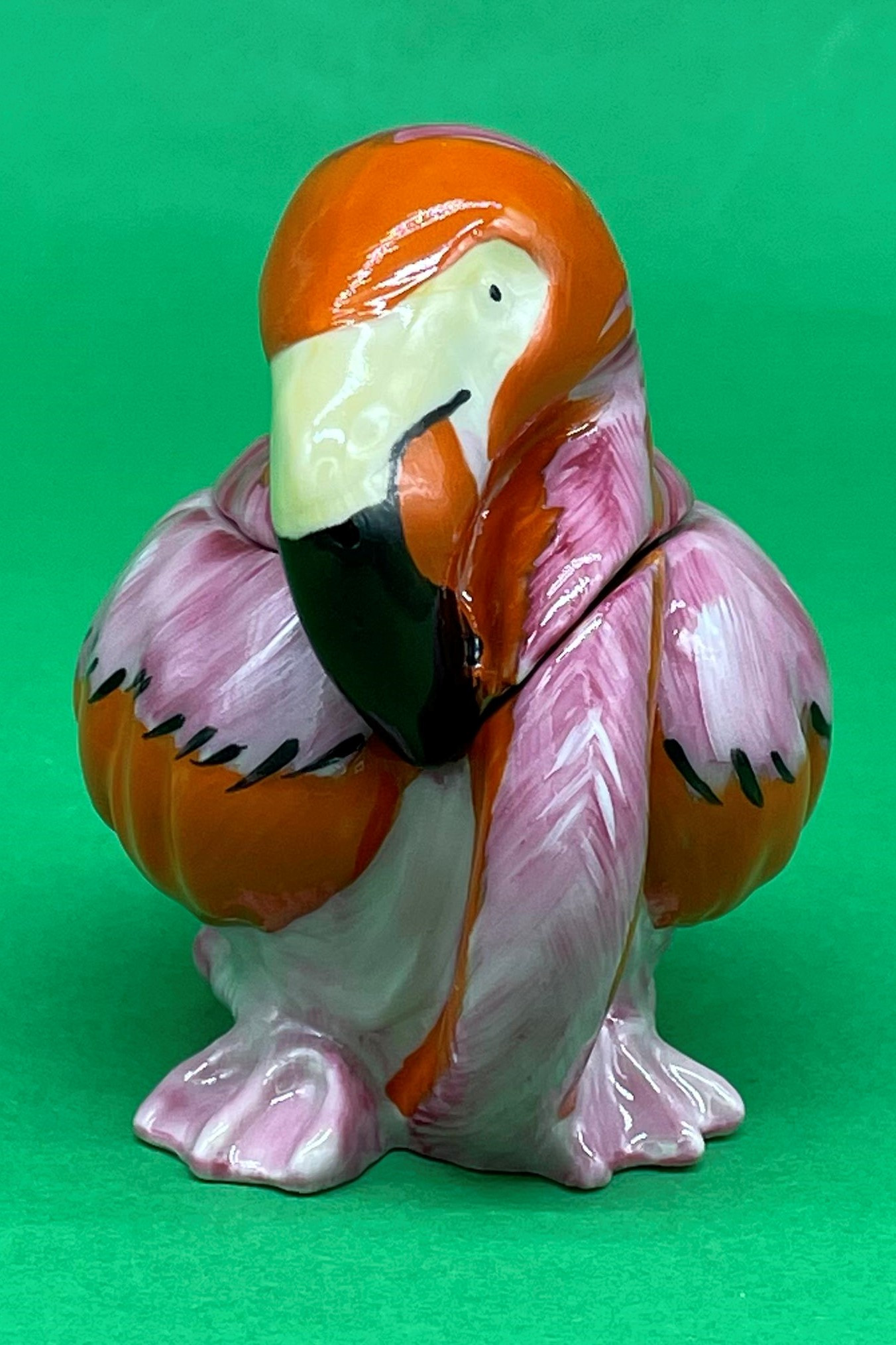 Flamingo face pot pink colorway - Kevin Francis 2006