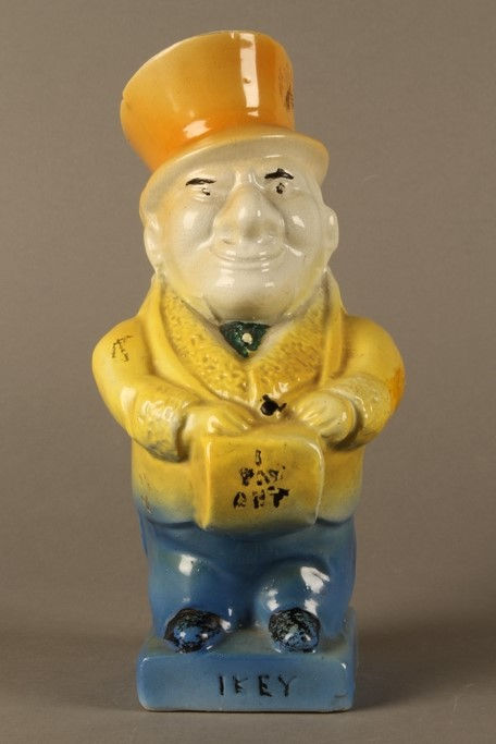 Ikey toby jug yellow jacket - England circa 1870