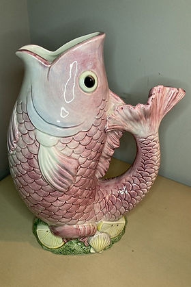 Gurgling Fish toby jug - Fitz and Floyd 1986