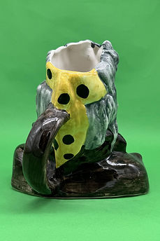 Buccaneer III character jug yellow - David Sharp Pottery circa 1980