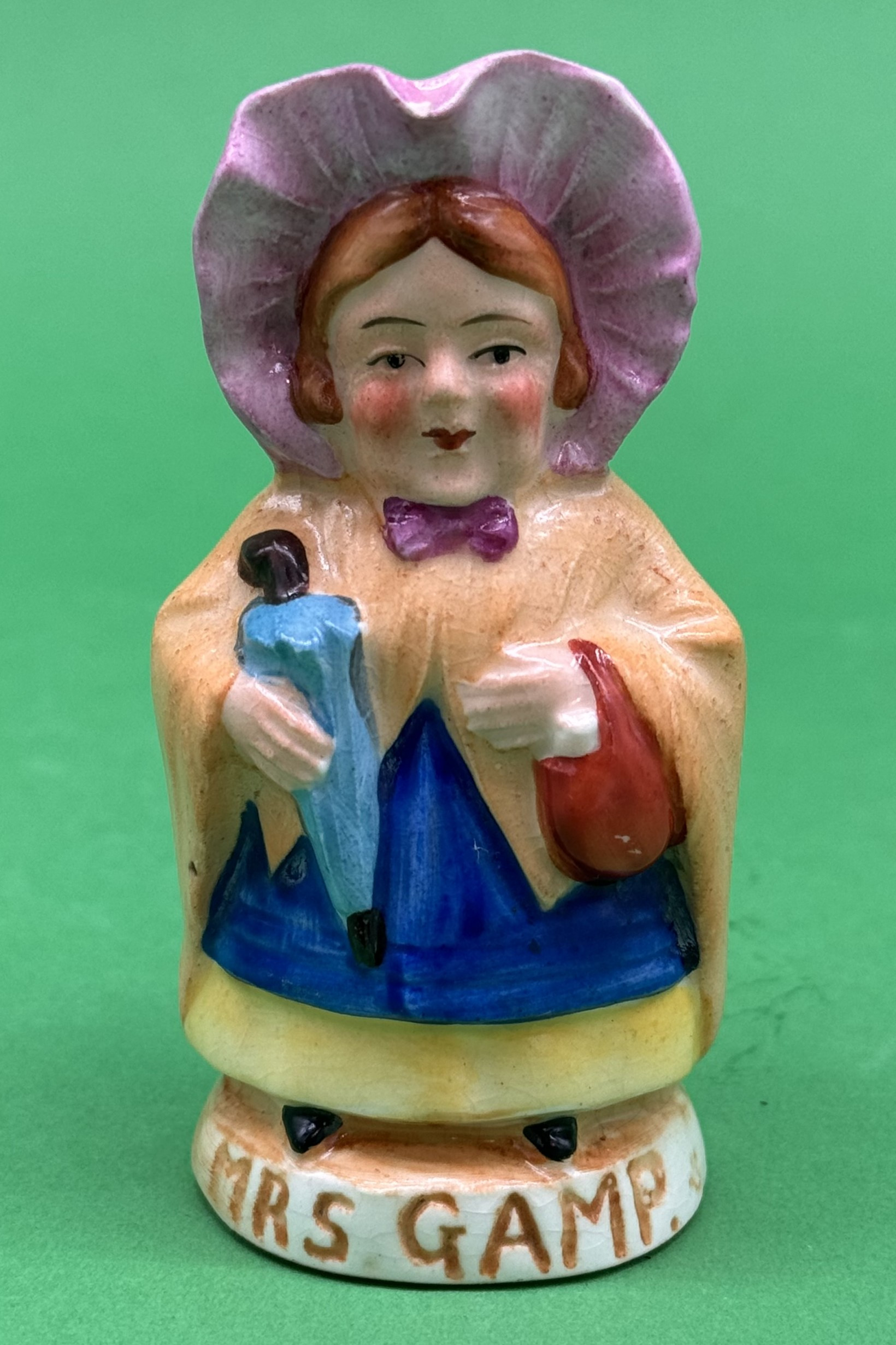 Mrs. Gamp toby jug - Sitzendorfer circa 1920