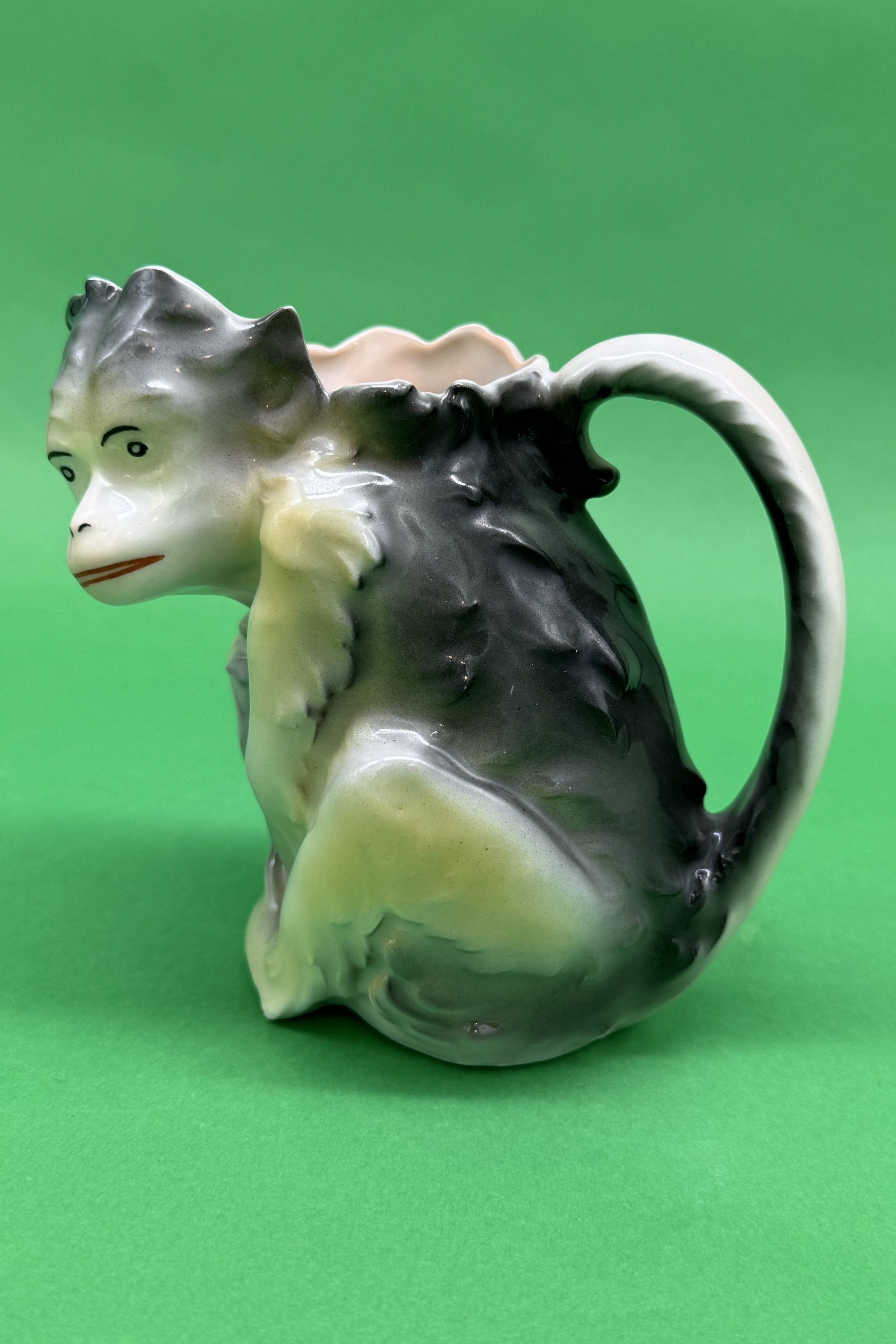 Monkey toby jug milk brown - Royal Bayreuth circa 1920