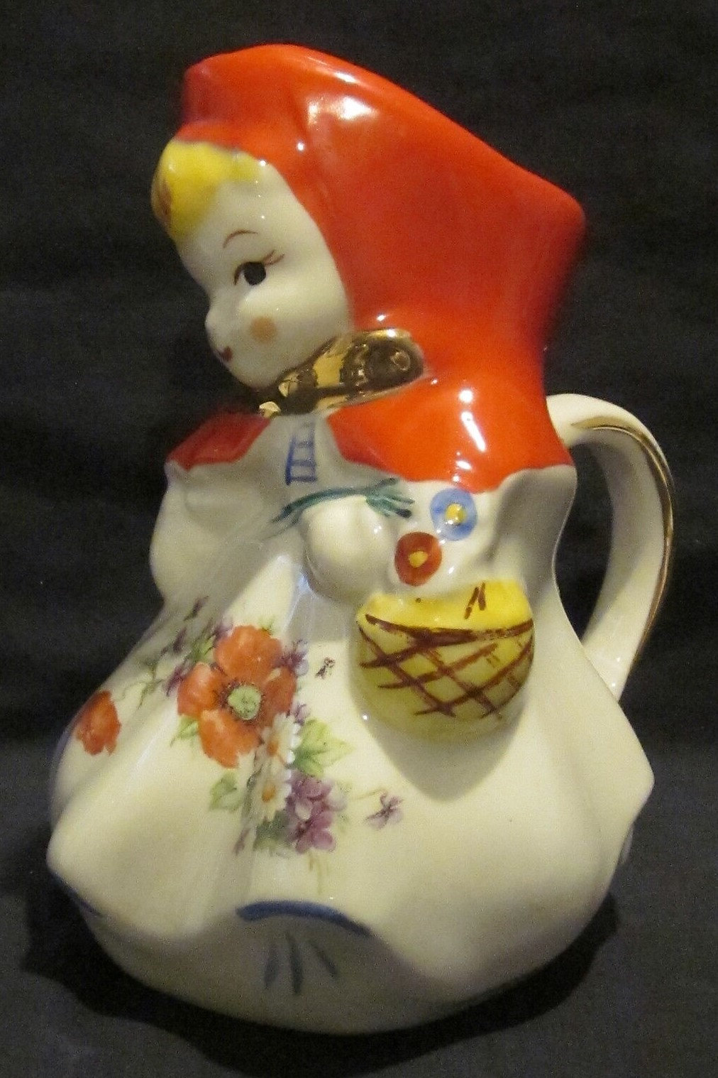 Little Red Riding Hood toby jug - Hull Pottery circa 1945