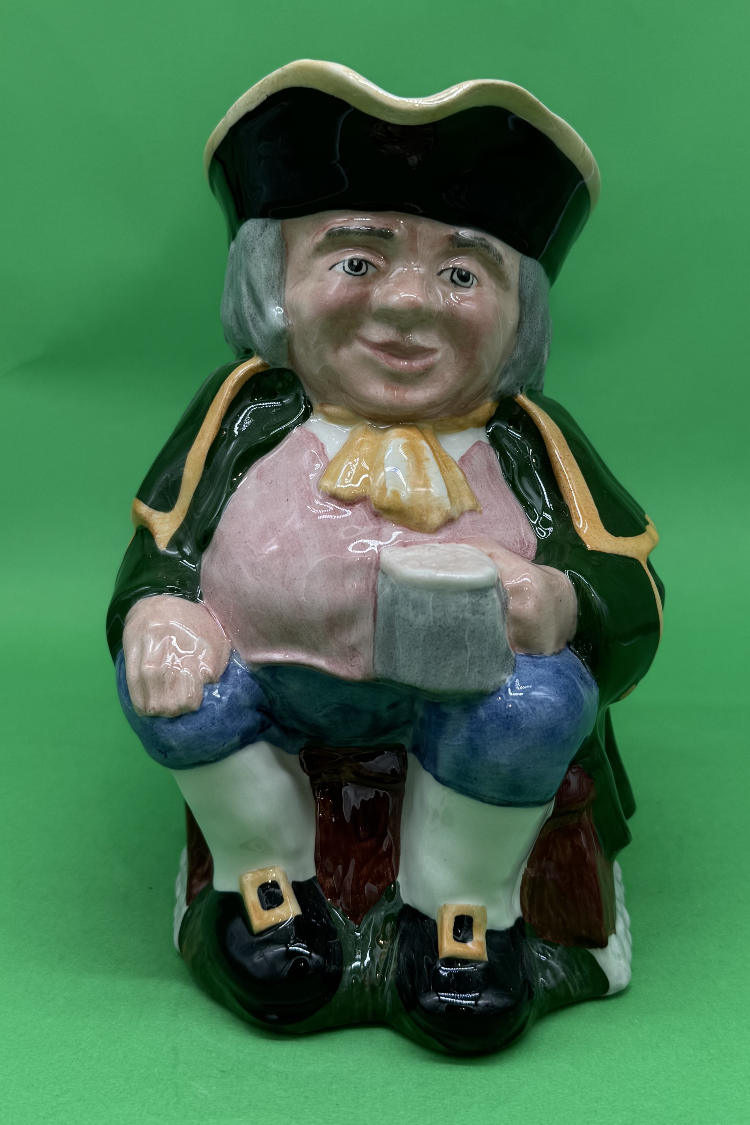 Ordinary Toby jug green - Carlton Ware 1997