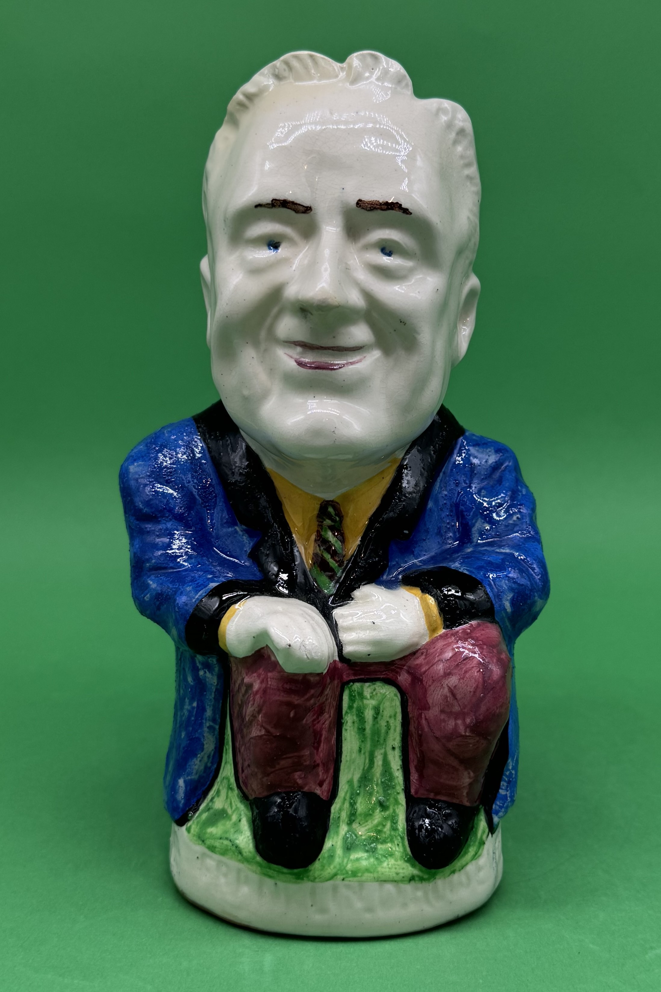 Franklin D. Roosevelt toby jug - Brannam circa 1945
