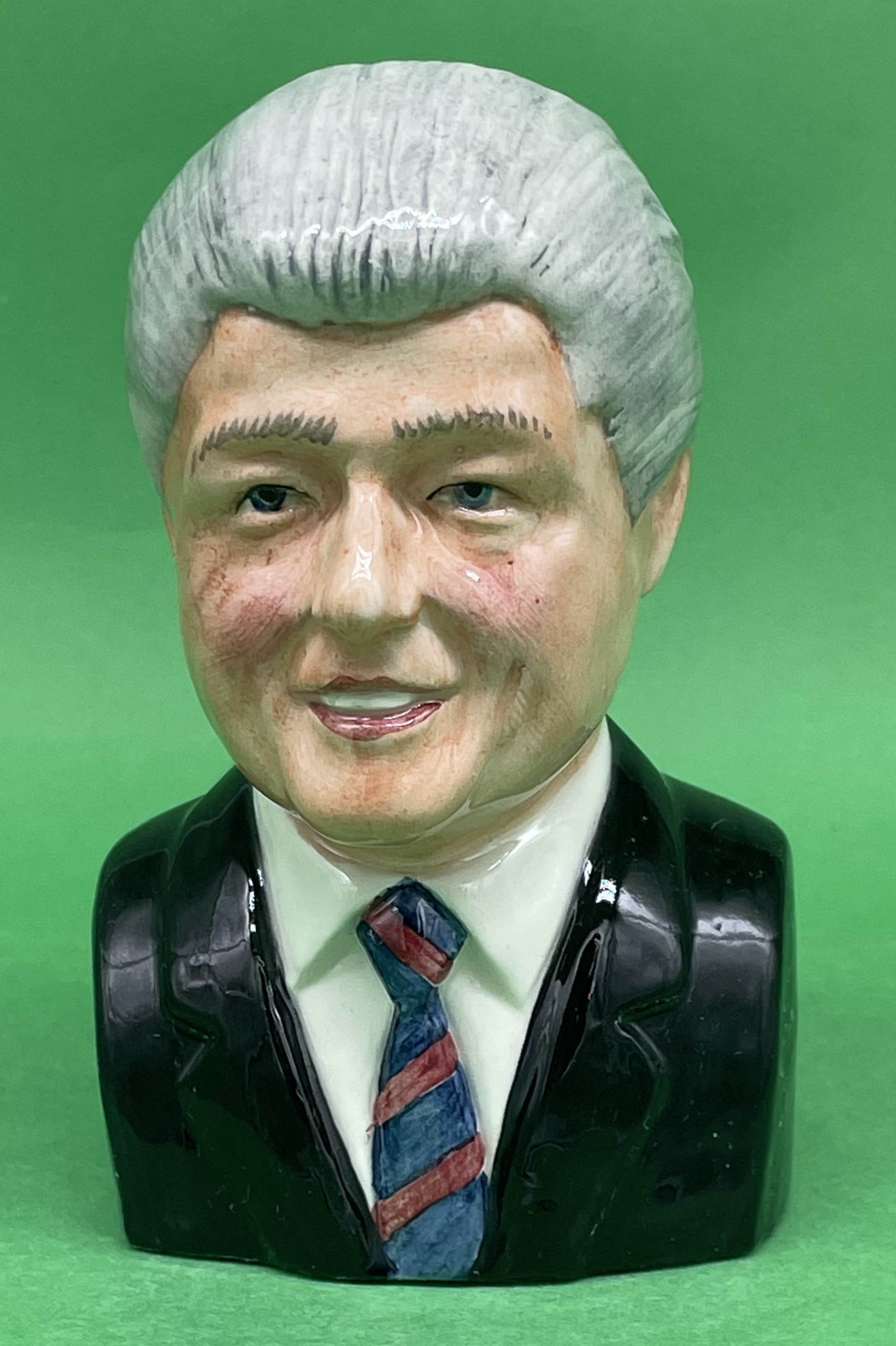 Bill Clinton character jug - Bairstow Manor Pottery circa 2010