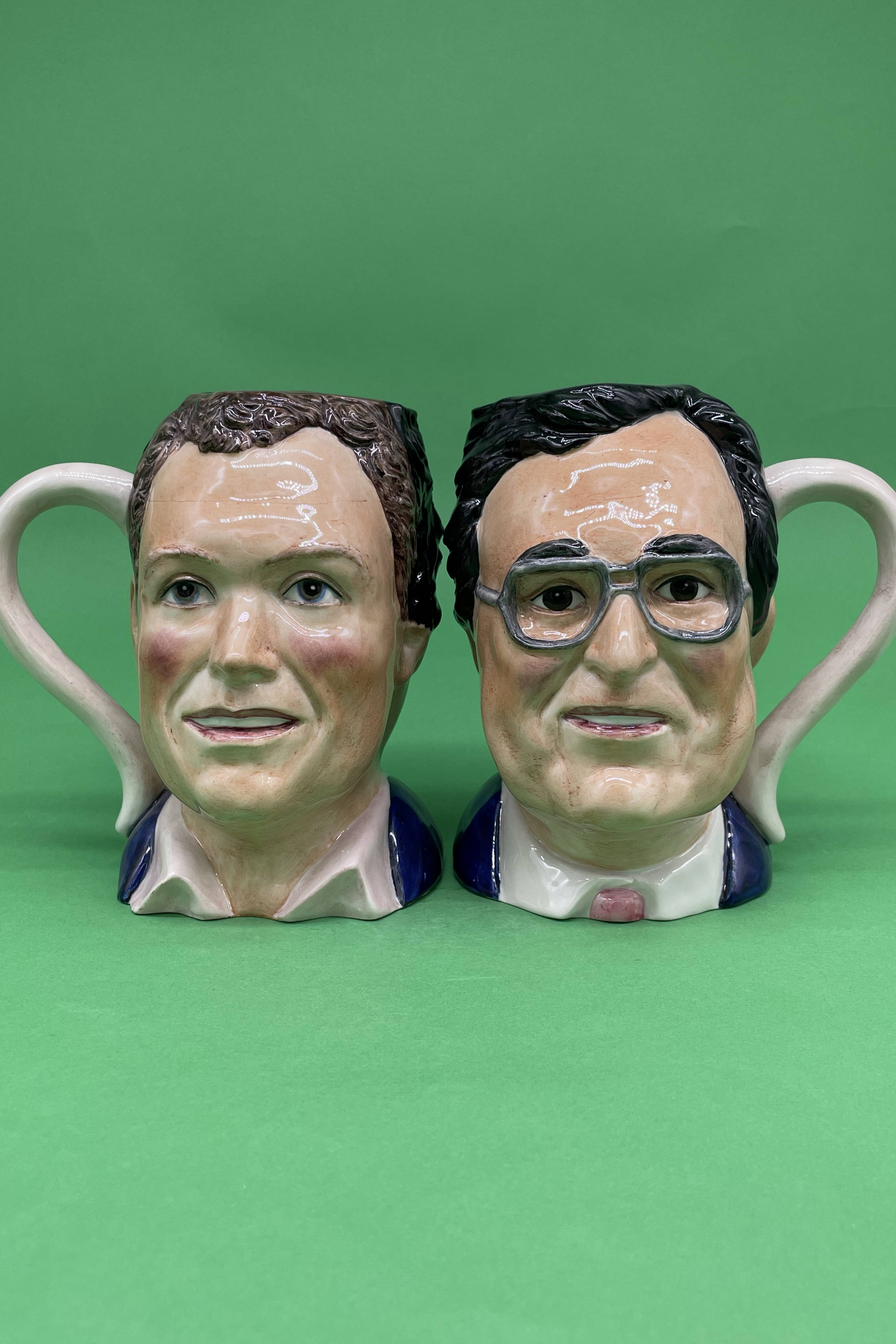 Ed Pascoe and Charlie Dombeck character jug - Kevin Francis Ceramics 1993