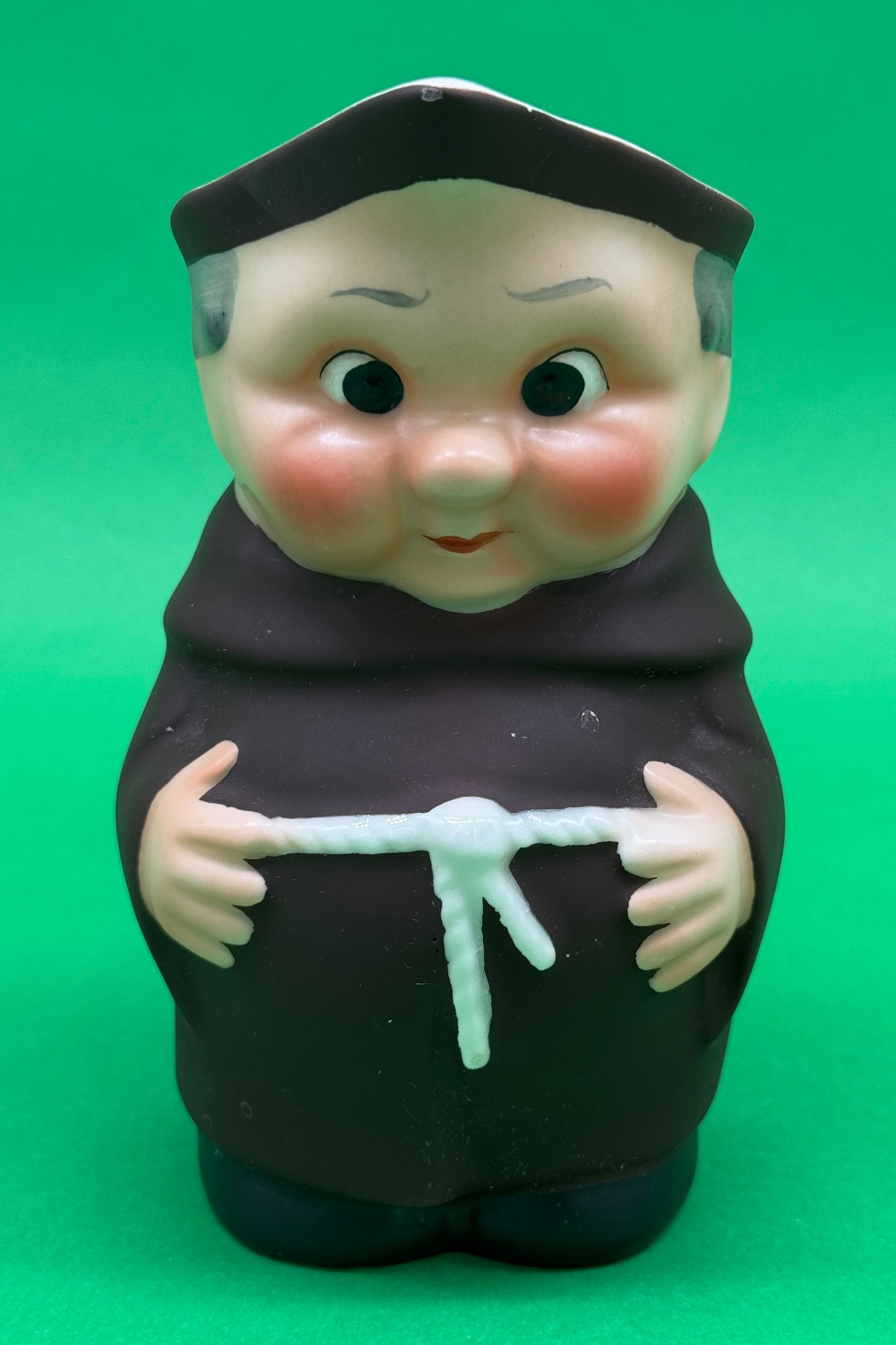 Friar Tuck toby jug cross-eyed - Goebel circa 1955