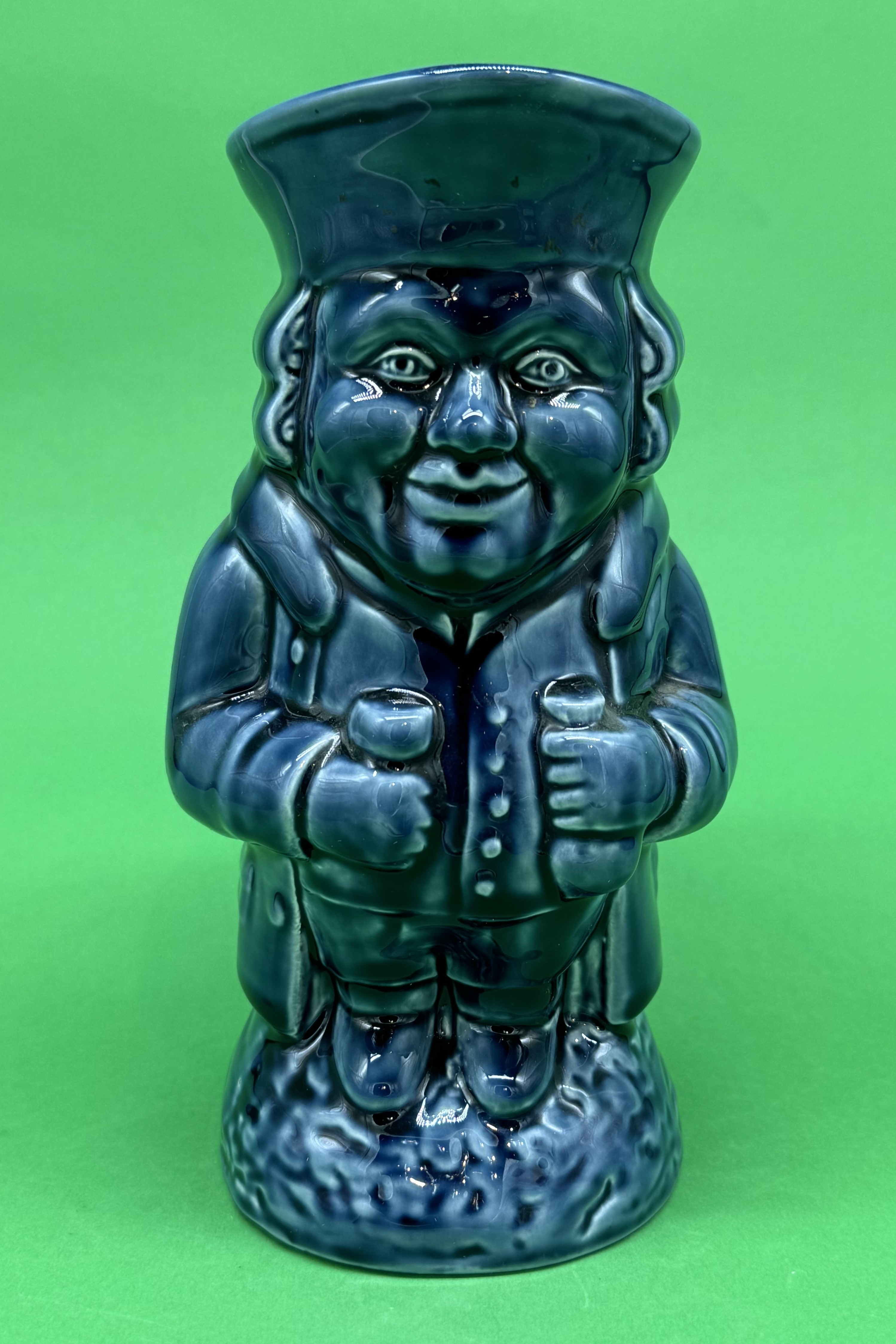 Standing Toby jug large blue - Shorter & Son circa 1940
