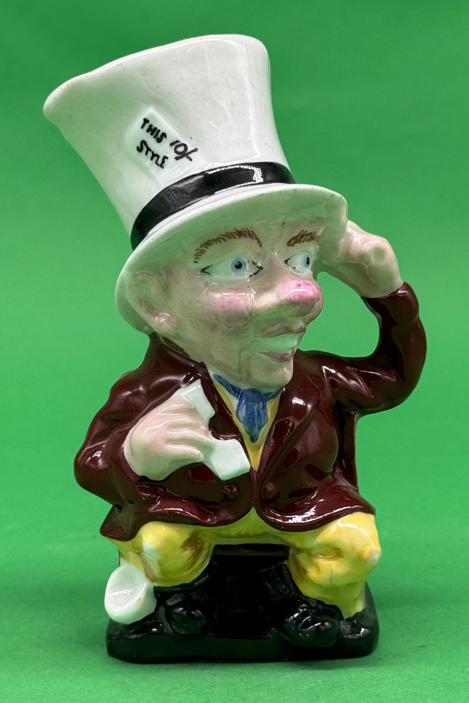Mad Hatter toby jug - Buckingham circa 1955