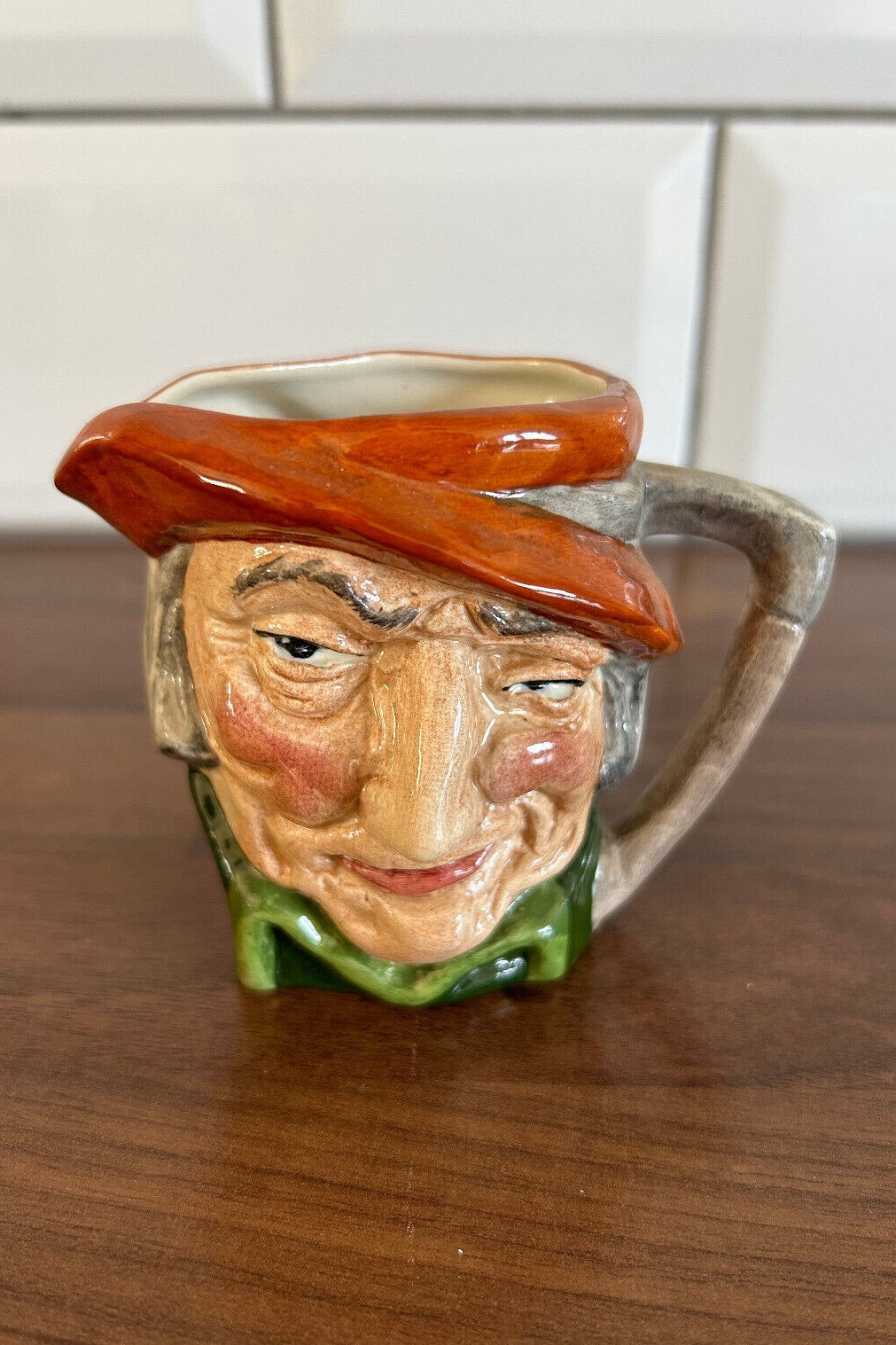 Jan Stewer character jug small - Widecombe Pottery circa 2000