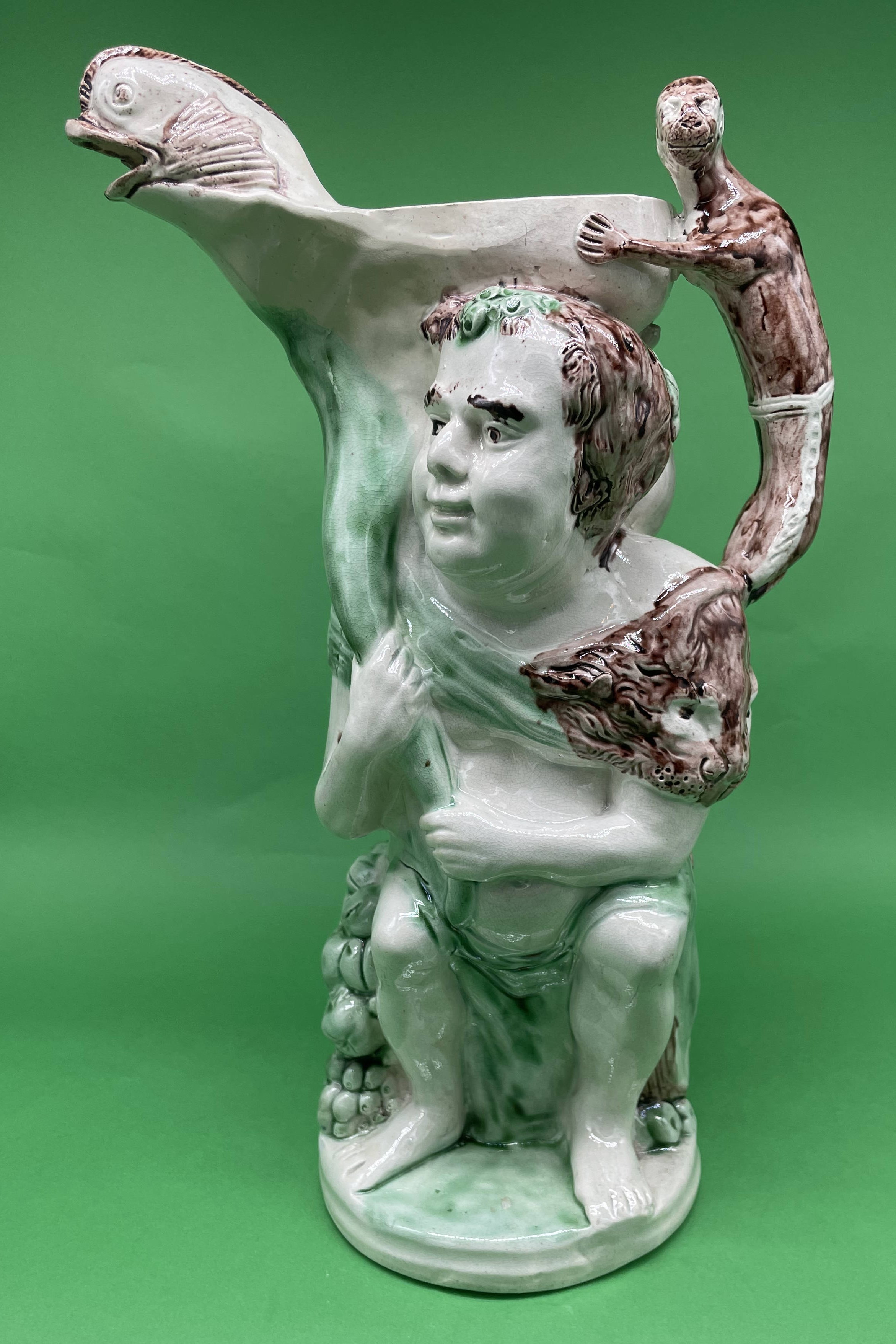 Bacchus & Pan toby jug - Ralph Wood circa 1790