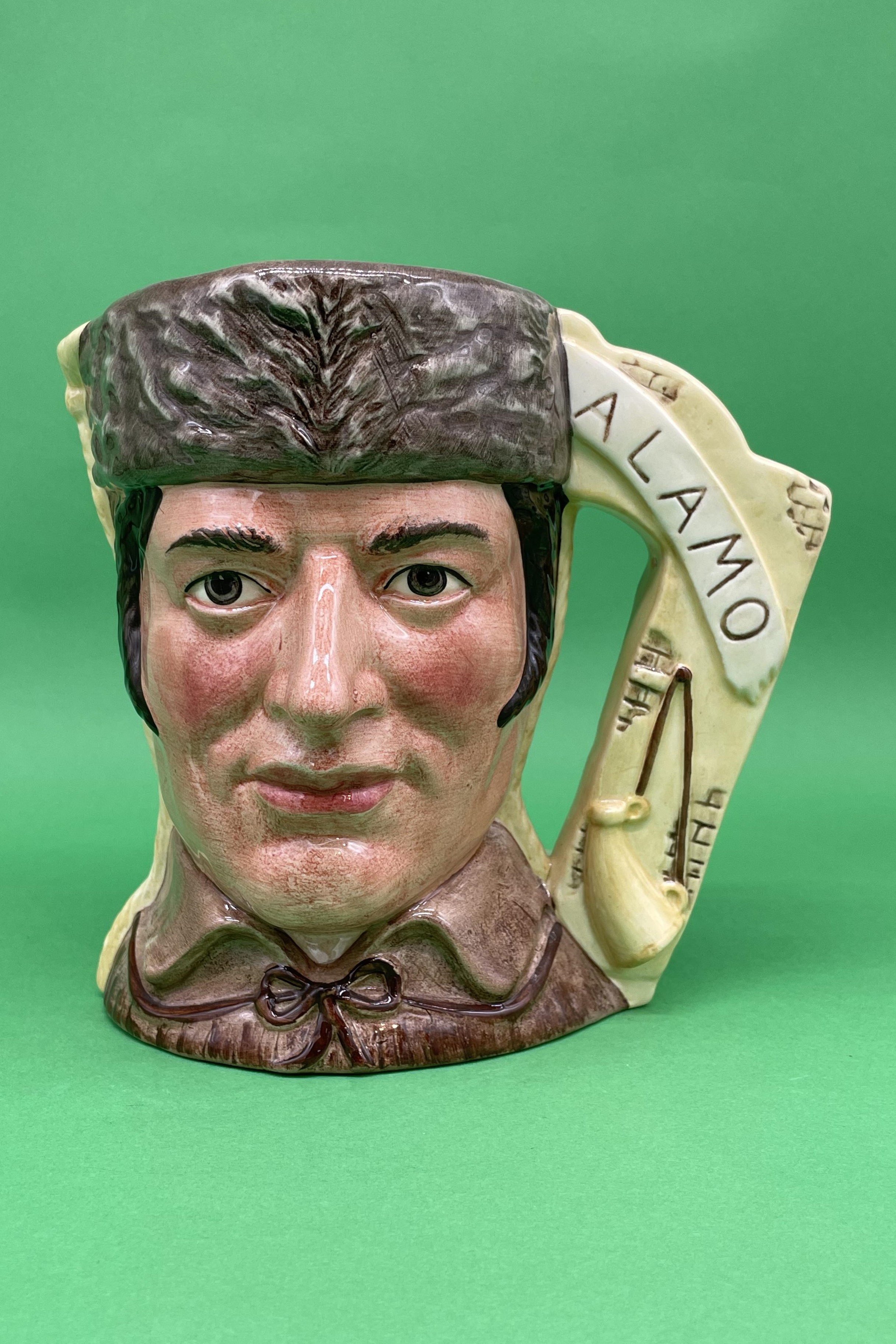 Davy Crockett/Antonio Lopez de Santa Anna character jug - Royal Doulton ...