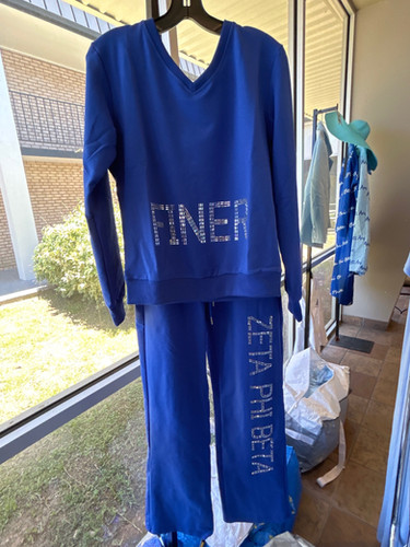 Zeta Finer Jogging Suit | Itsallgreekplus
