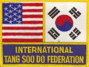 International Tang Soo Do Federation Flag Patch | itftangsoodofed