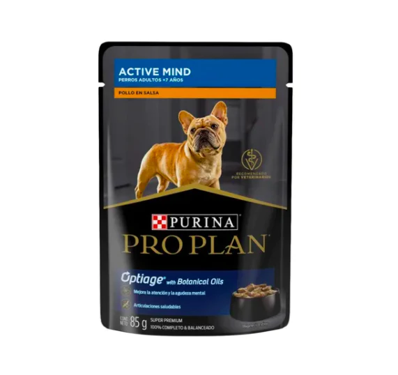 Pro Plan Pouch Active Mind 85 gr - Caja 24 piezas | Express Pet Food
