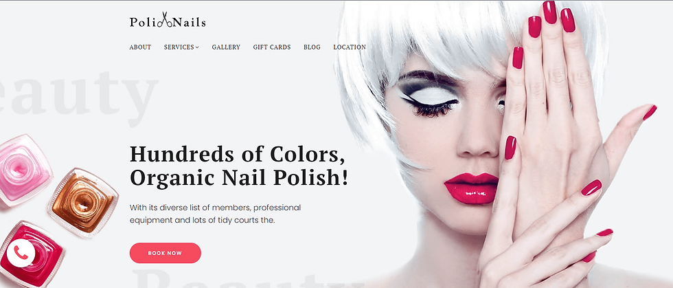 18 Best Nail Salon Website Templates of 2024
