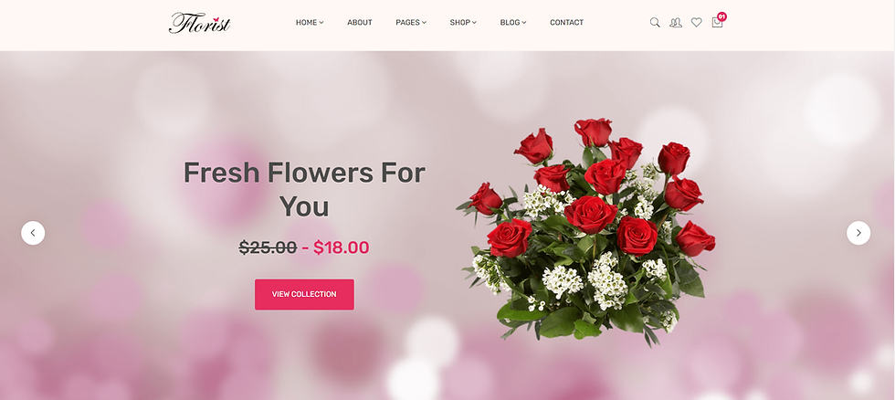 18 Best Florist Website Templates of 2024