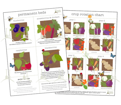 Vegetable Crop Rotation Chart Bundle | Theavidgardener