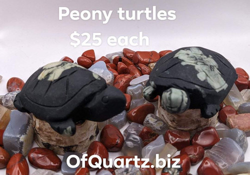 Peony turtles | Of Quartz by Nambus