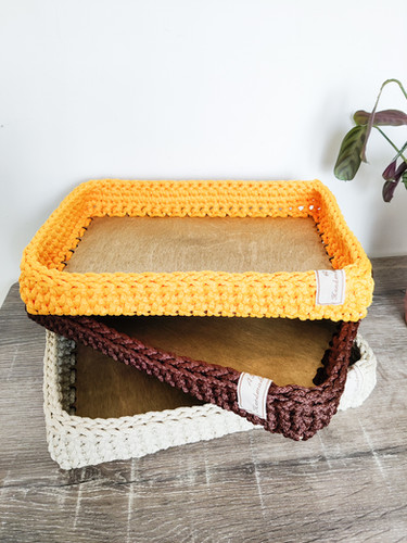 Crochet Trays | handmadebyAL