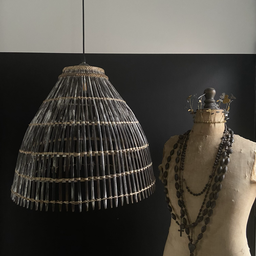 Genuine Cambodian Fish Trap Light Fitting | Saltmill Vintage