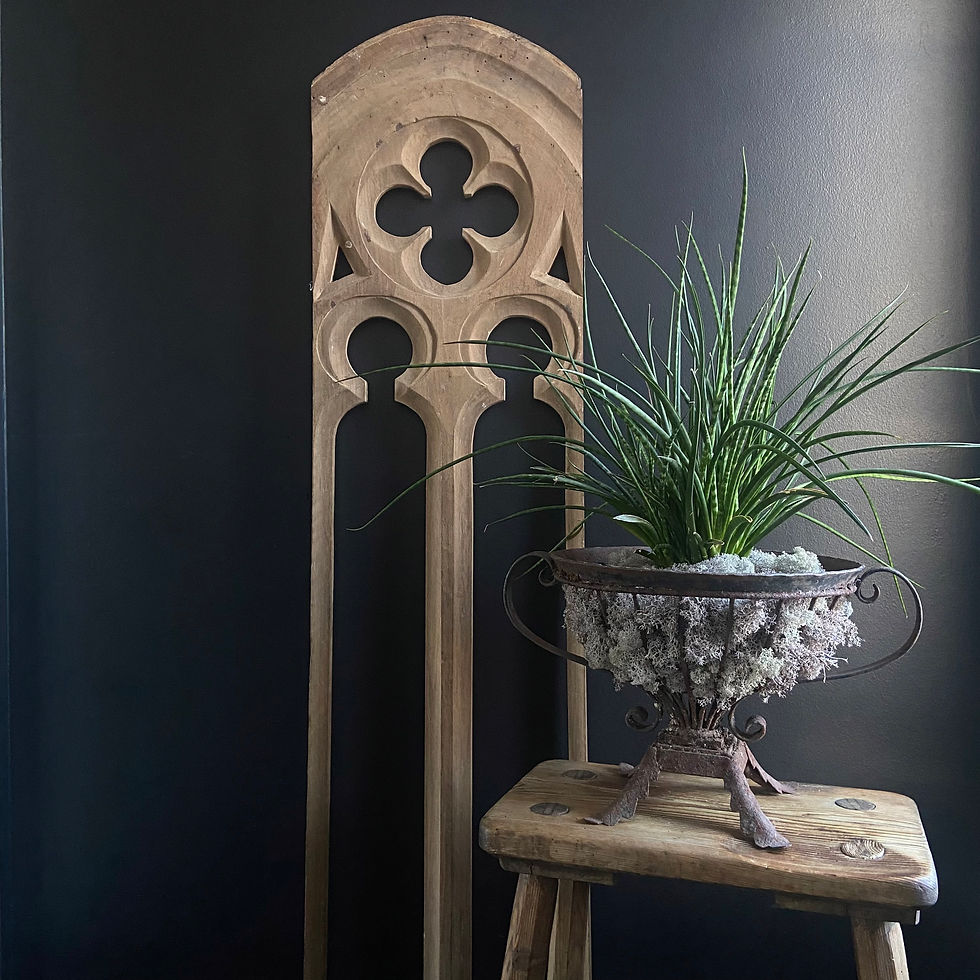 Antique Carved Gothic Arch | Saltmill Vintage