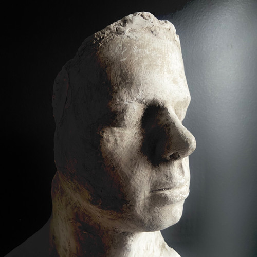 French Plaster Death Mask of a Male #2 | Saltmill Vintage