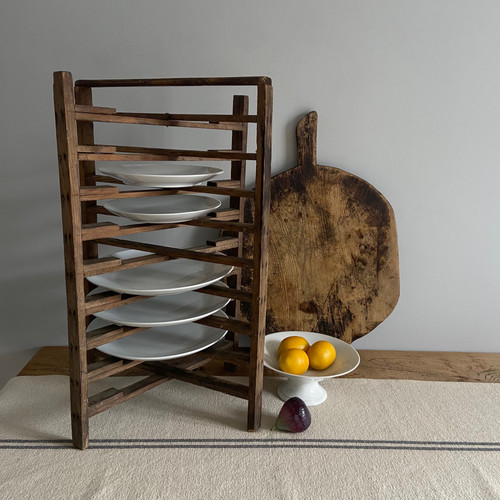 French Rustic Plate Rack | Saltmill Vintage