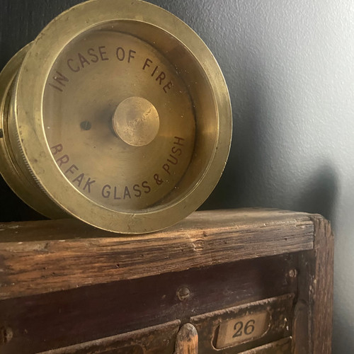 Vintage Brass Emergency Fire Bell | Saltmill Vintage