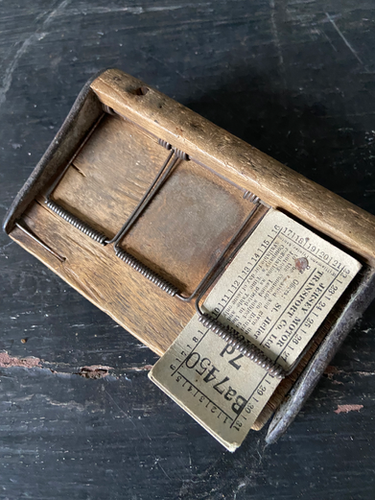 Rare Vintage Bus/Tram Conductors Ticket Holder | Saltmill Vintage