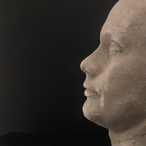 French Plaster Death Mask of a Male #1 | Saltmill Vintage