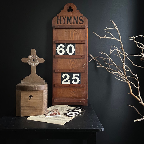 Vintage Church Hymn Board | Saltmill Vintage