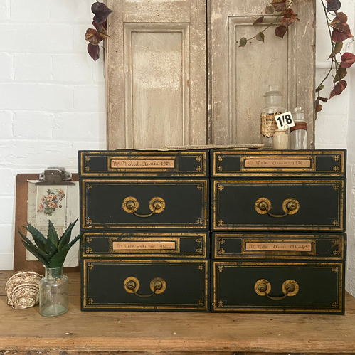 Vintage French File Boxes | Saltmill Vintage