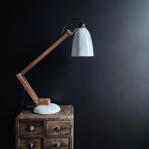 Original White Conran Mac Lamp Circa 1950/60’s | Saltmill Vintage