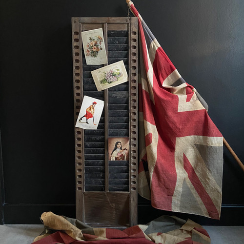 Vintage Industrial Double Clocking In/Out Card Slots | Saltmill Vintage