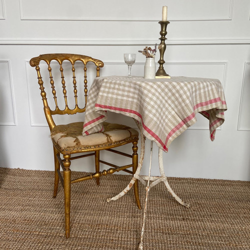 Genuine Vintage French Bistro Cafe Table Cloth | Saltmill Vintage
