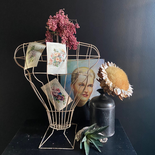 Vintage Shop Wire Display Bust | Saltmill Vintage