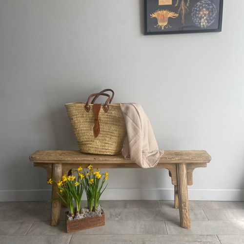 Rustic Elm Bench | Saltmill Vintage