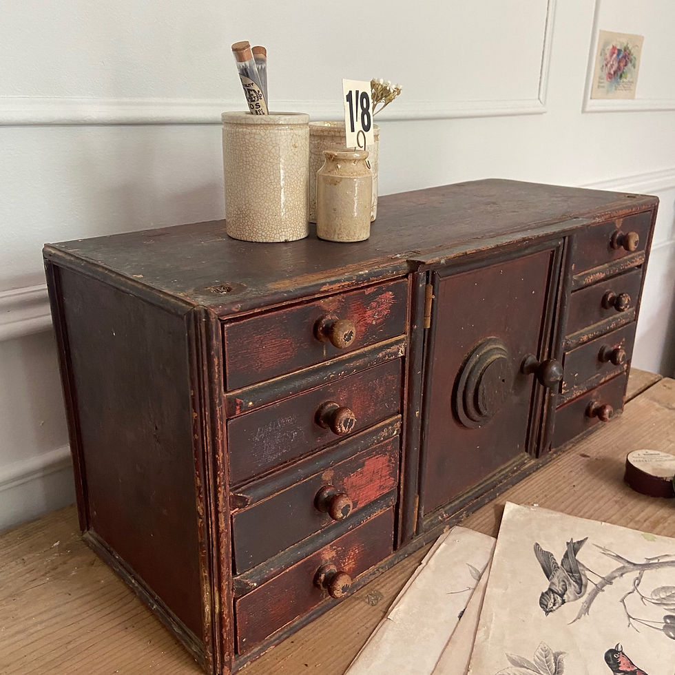 Fabulous Antique Watchmakers Cupboard/Drawers | Saltmill Vintage