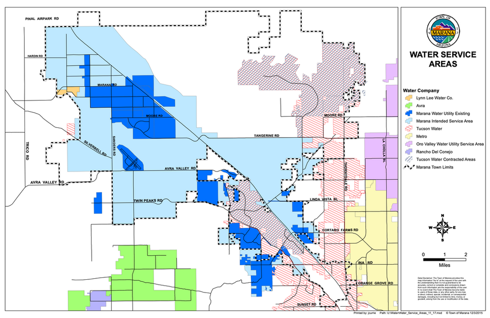 Know Your H2O-Part X-Marana Water & Tucson Water
