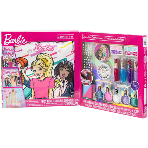 Barbie 18Pieces Set - Nail Salon Set with Pillow | Hellolims