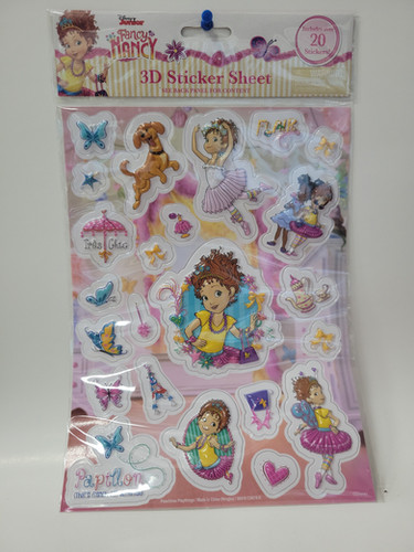 Fancy nancy 3d sticker | Hellolims