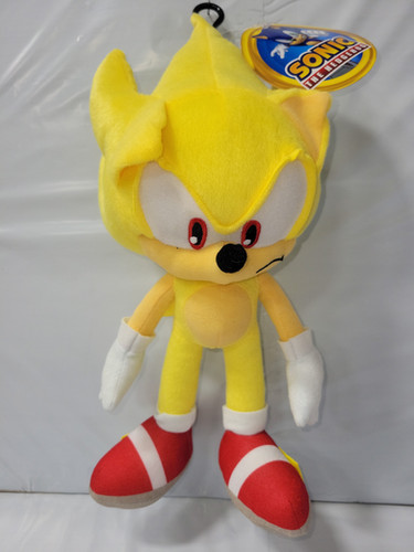 Super Sonic 12 Inch Plush Keychain | Hellolims
