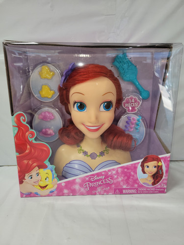 Princess Little mermaid Ariel styling head 11 Inch | Hellolims