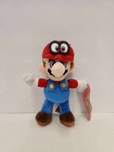Super Mario Bros - Red Cappy Mario 8" Plush Toy | Hellolims