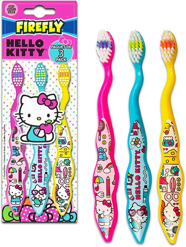 Hello Kitty 3 Toothbrushes | Hellolims