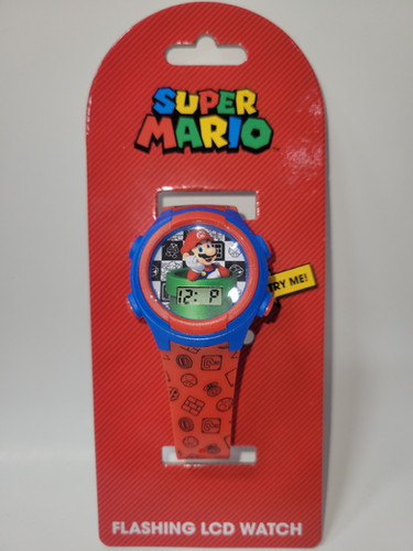 Mario flashing lcd watch | Hellolims