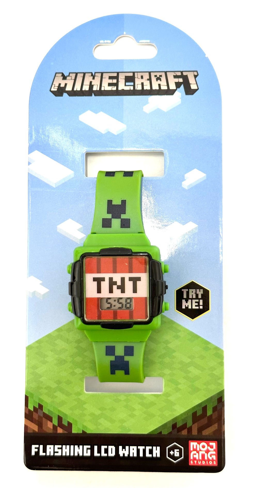 Minecraft TNT Flashing Lcd Watch | Hellolims