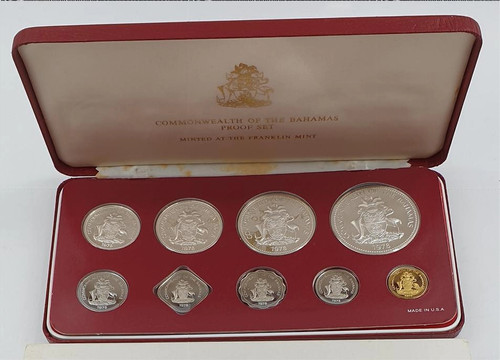 Commonwealth of the Bahamas 1978 Proof 9 Coin Set | Vaultix Collectables